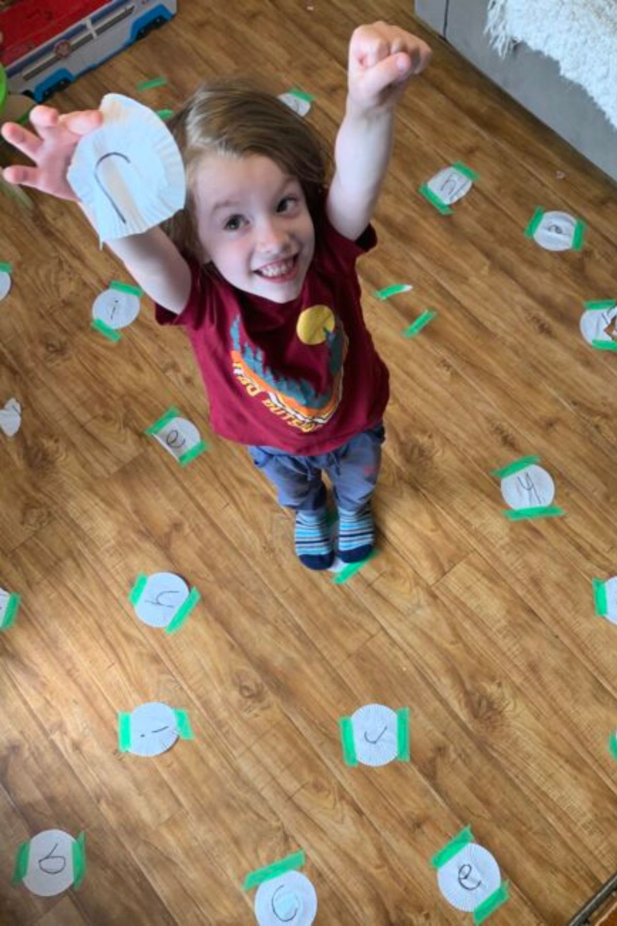 Silly Spell Your Name Activity by Jumping to Connect the Letters