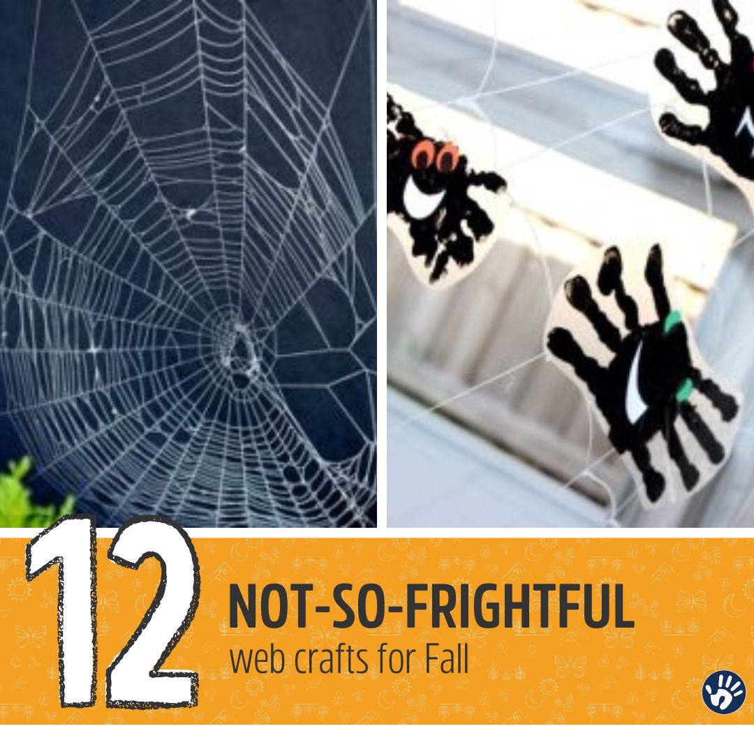 12 Not-So-Frightful Spider Web Crafts for Fall
