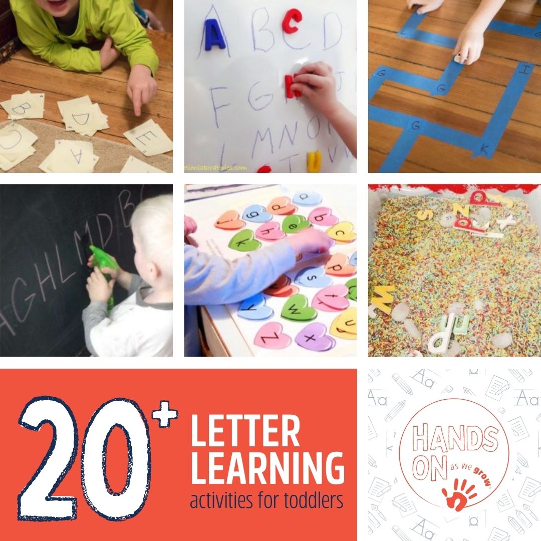 20+ Letter Learning Activities to Start Toddlers with the ABCs