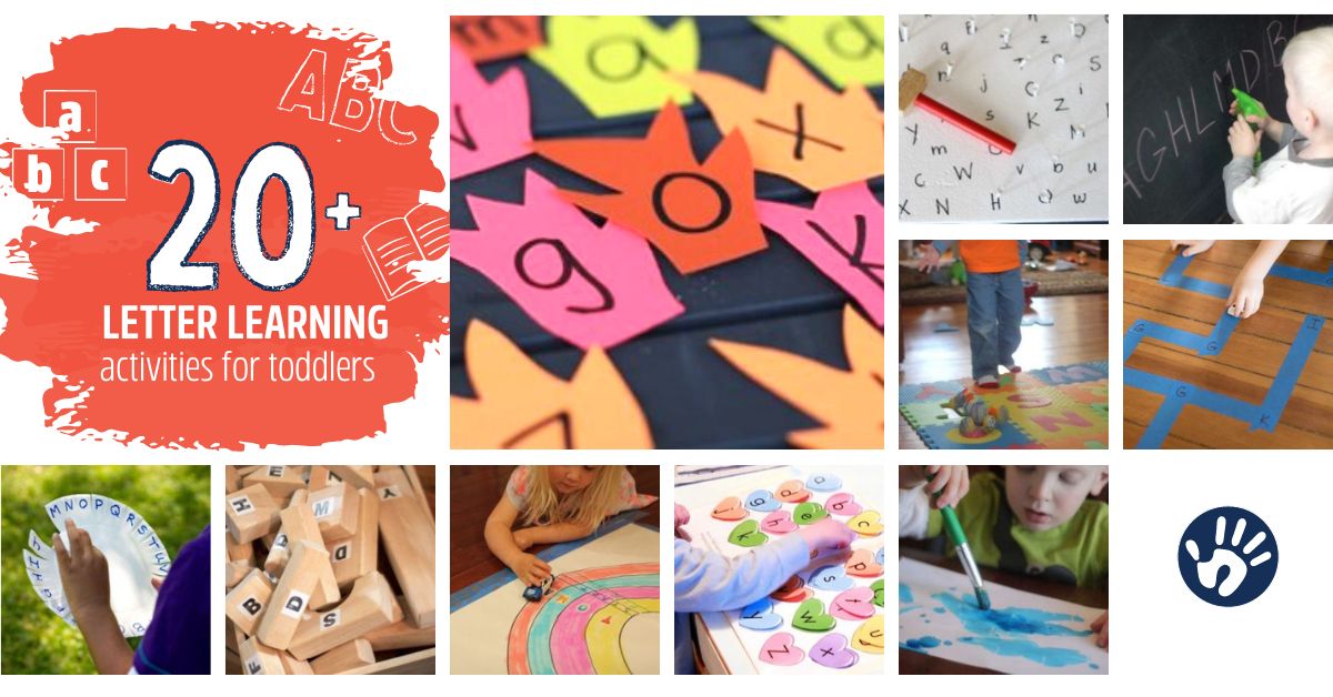 20+ Letter Learning Activities to Start Toddlers with the ABCs
