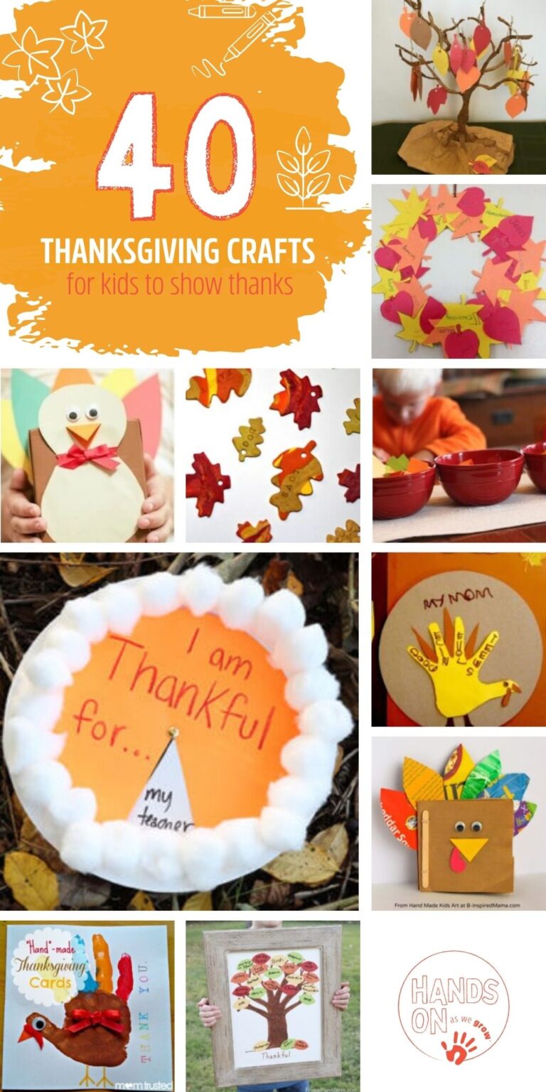 40 Thanksgiving Crafts for Kids to Really Show Their Thanks