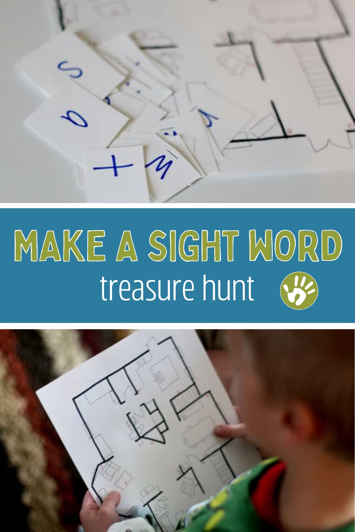 Make a Treasure Hunt to Make Sight Words - Hands On As We Grow®