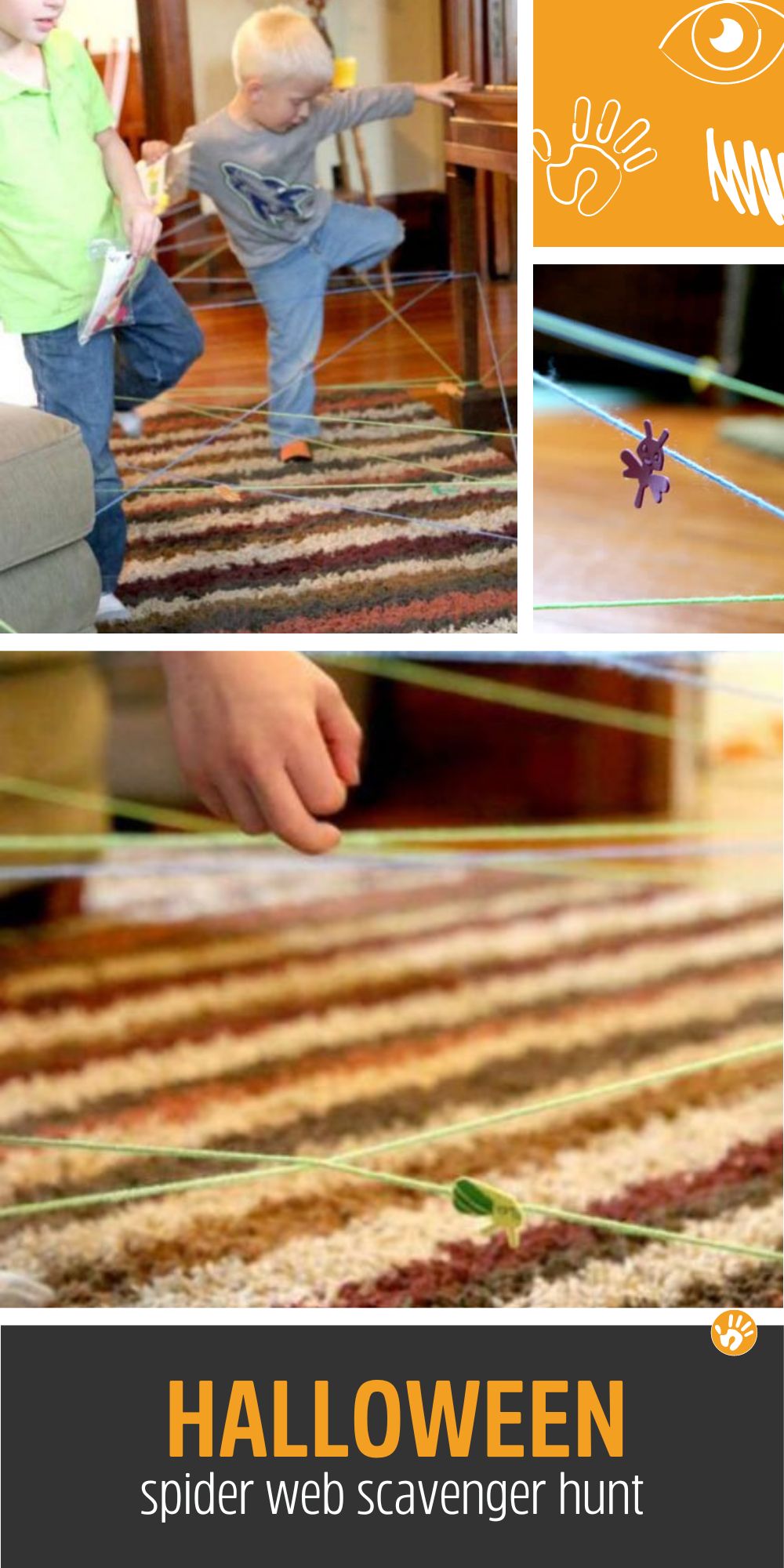Spider Web Scavenger Hunt for Halloween | hands on : as we grow