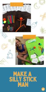 Simple Silly Stick Men Activity - Hands On As We Grow®