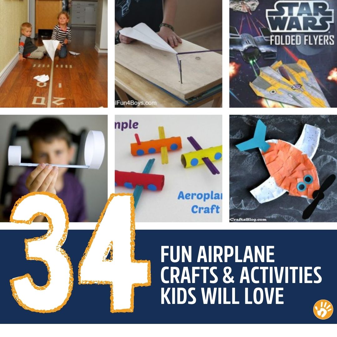 34 Soaring Airplane Crafts & Activities for Kids - Hands On As We Grow®
