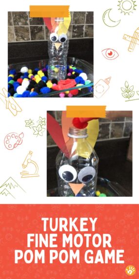 No-Prep Turkey Fine Motor Game for Kids - Hands On As We Grow®