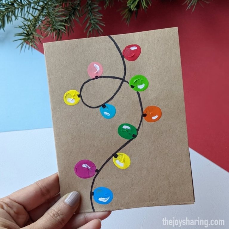20 Homemade Christmas Cards for Kids to Make - HOAWG