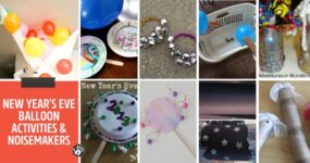 Balloon Pop Countdown of New Year's Kids Activities! Three, Two, One! POP!