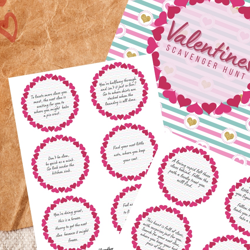 14 Lovely Valentine Scavenger Hunt Ideas for Kids to Do