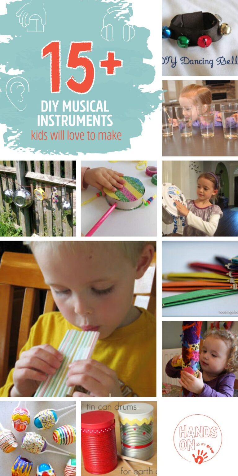 15+ DIY Musical Instruments for Kids of All Ages to Love - HOAWG