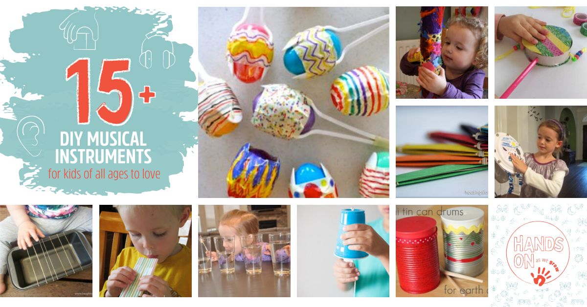 15+ DIY Musical Instruments for Kids of All Ages to Love - HOAWG