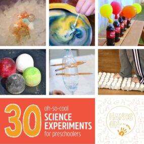 Science Experiments for Preschoolers | hands on : as we grow