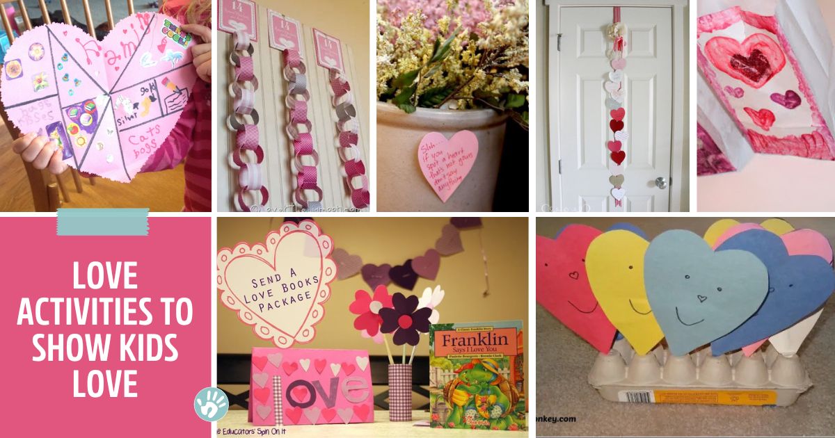 20 LOVE Activities & Crafts for Preschoolers to Make with Love