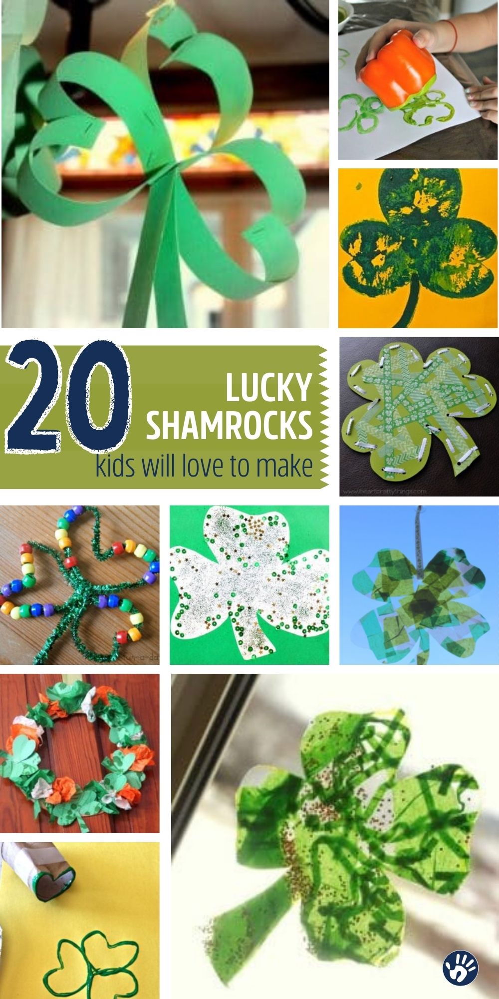 20 Lucky Shamrock Crafts for Kids to Make this St. Patrick's Day