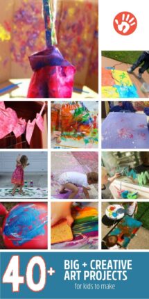 40+ Big Fun Art Projects for Kids - Hands On As We Grow®