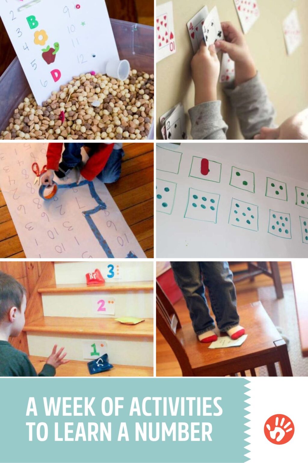 Quick Number Learning Activity on a Kitchen Scale