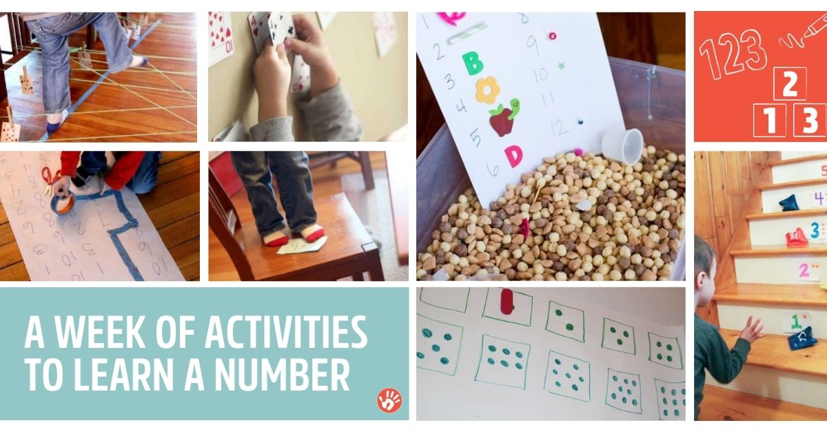 A Week of Activities to Learn A Number - Hands On As We Grow®