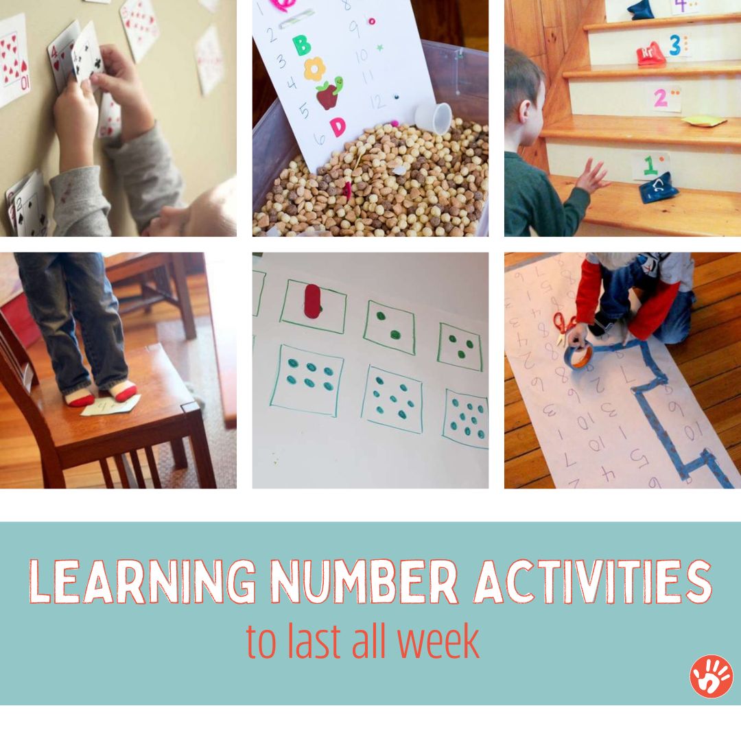 A Week of Activities to Learn A Number - Hands On As We Grow®