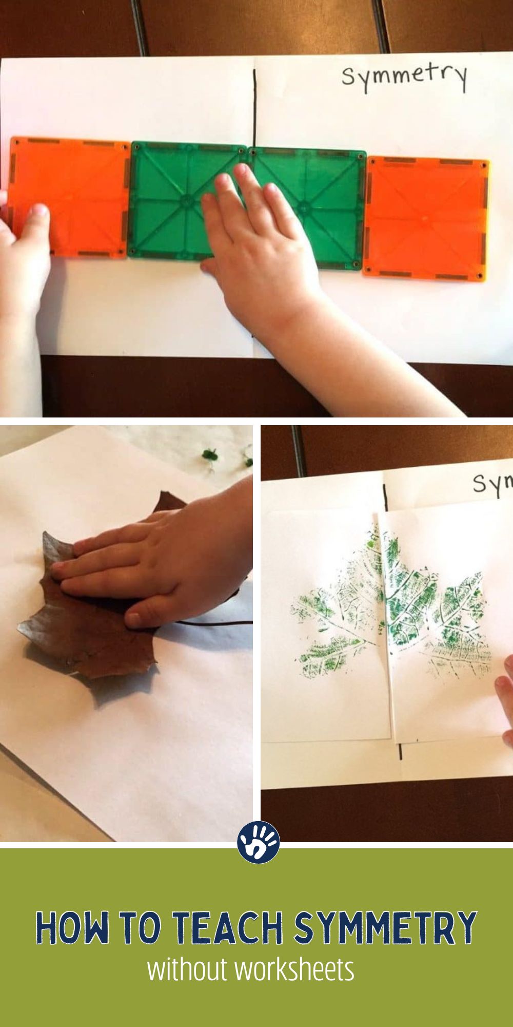 How to Teach Symmetry Without Worksheets - Hands On As We Grow®
