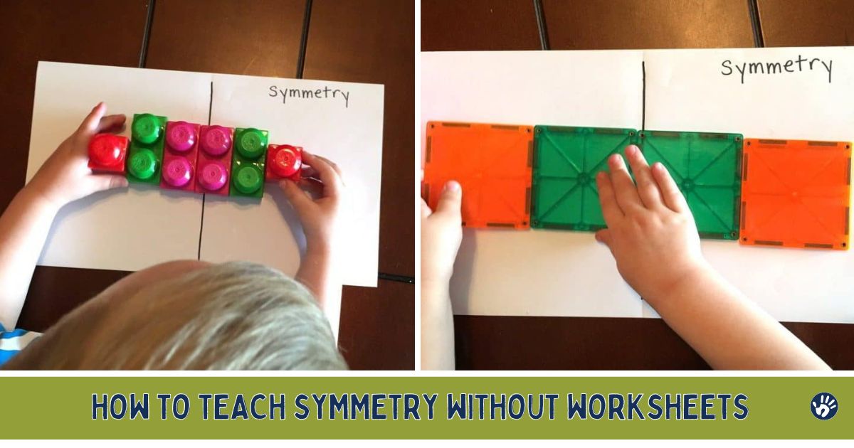 How to Teach Symmetry Without Worksheets - Hands On As We Grow®