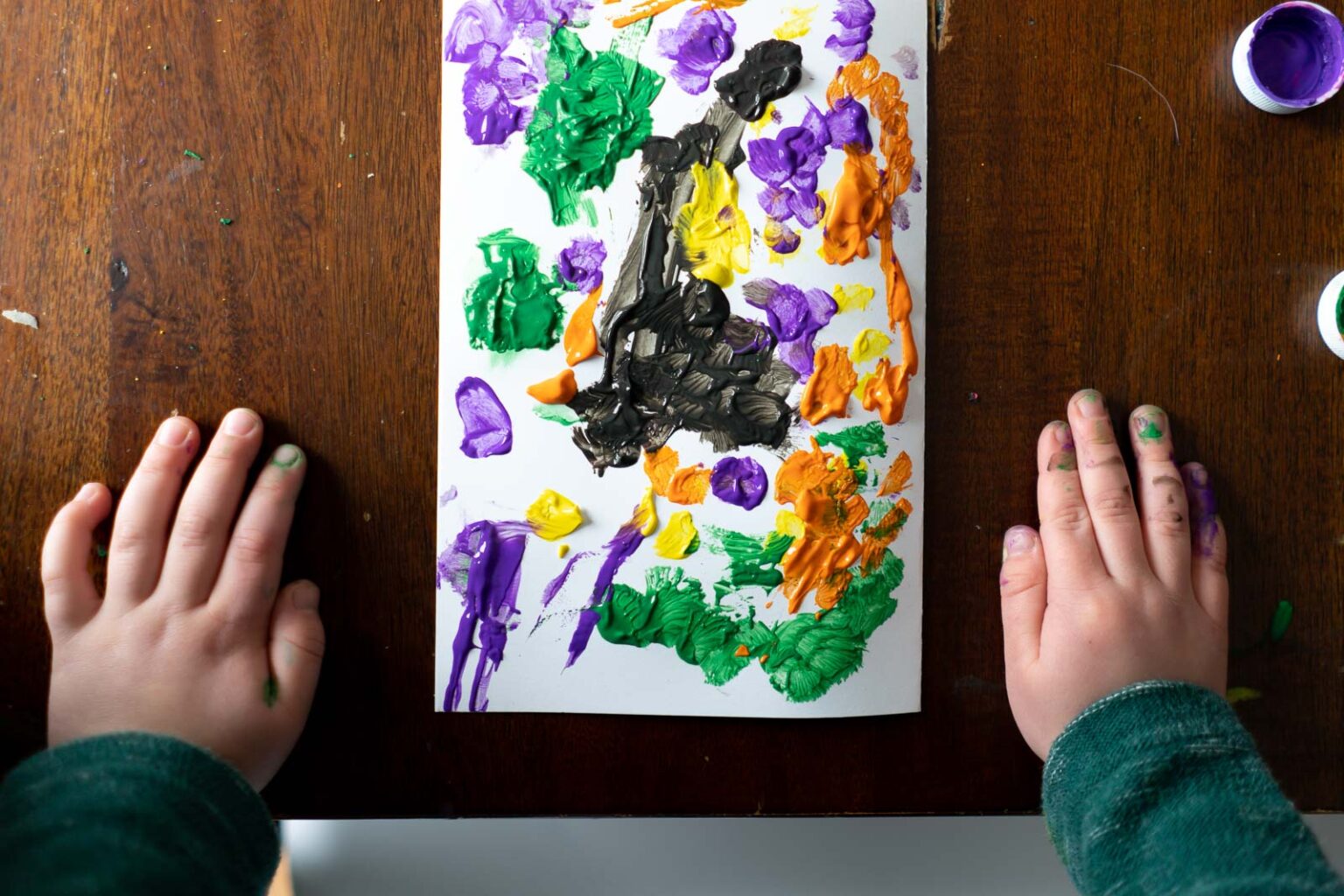 Paint Blot Symmetrical Butterfly Paintings as Beautiful Art Creations