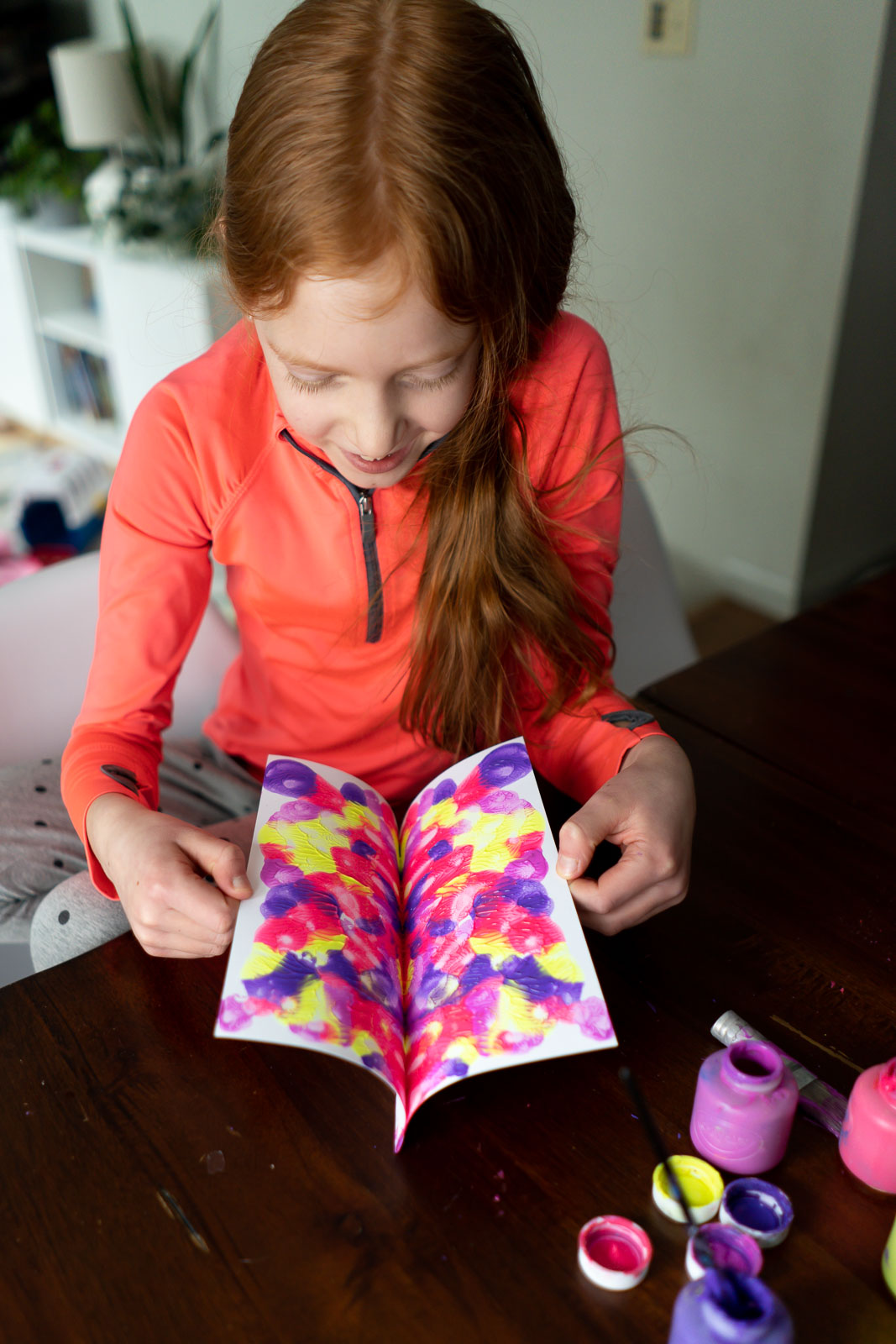 Paint Blot Symmetrical Butterfly Paintings as Beautiful Art Creations