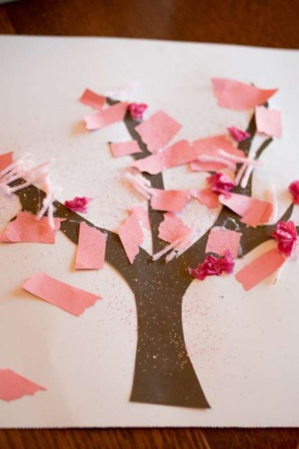 Cherry Blossom Spring Tree Craft that is Popping with Fun - HOAWG