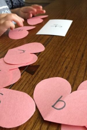 Stuffed Heart Valentines Made with Your Child's Artwork
