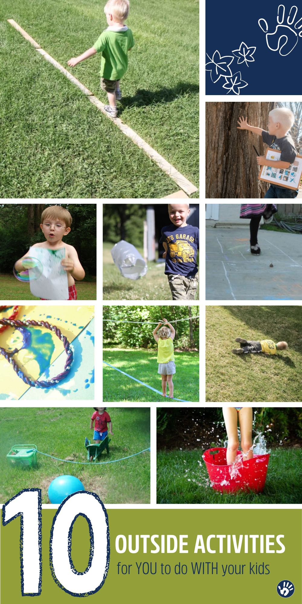10 Gross Motor Activities to do Outside with the Kids
