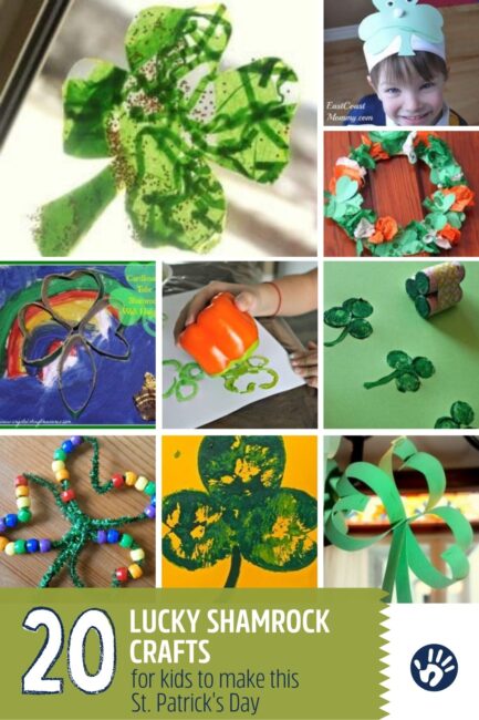 St. Patrick's Day Craft: Bubble Wrap Printed Shamrock