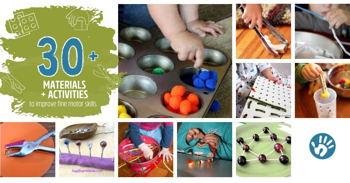 Improve Kids Fine Motor Skills with 30 Materials & Activities | HOAWG