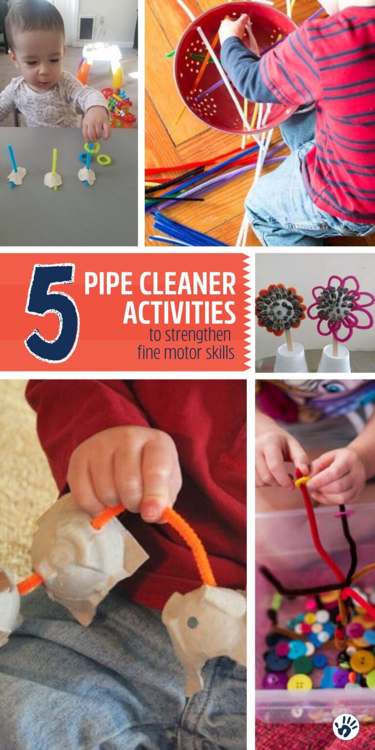 5 Pipe Cleaner Activity Ideas for Fine Motor Toddler Fun - HOAWG