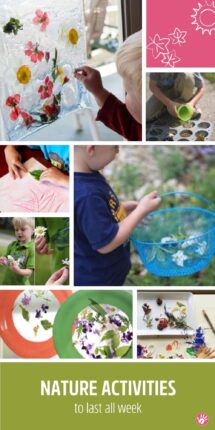 A Week of Nature Activities to Do - Hands On As We Grow®