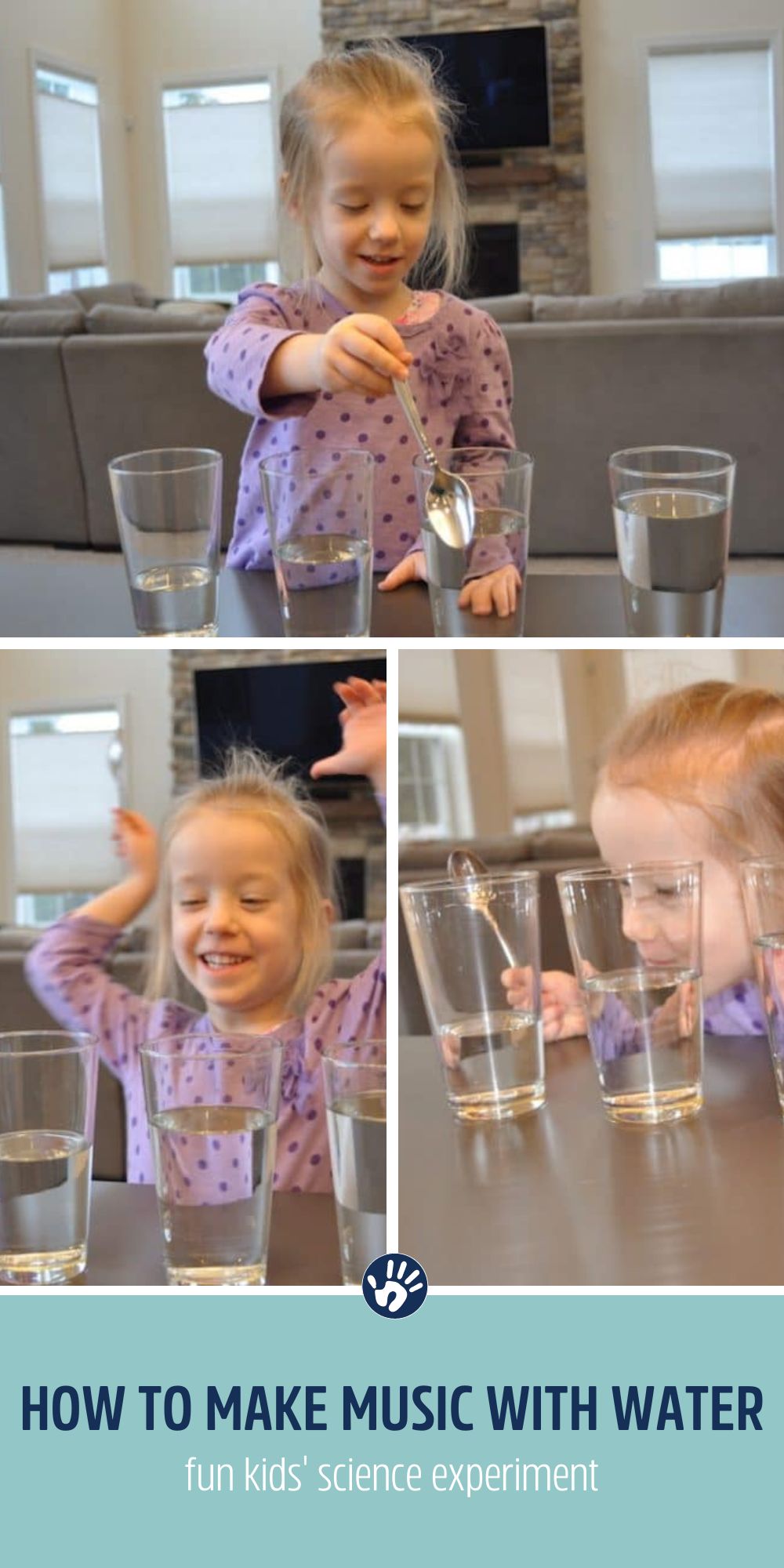 Kids' Science Experiment to Make Music with Water