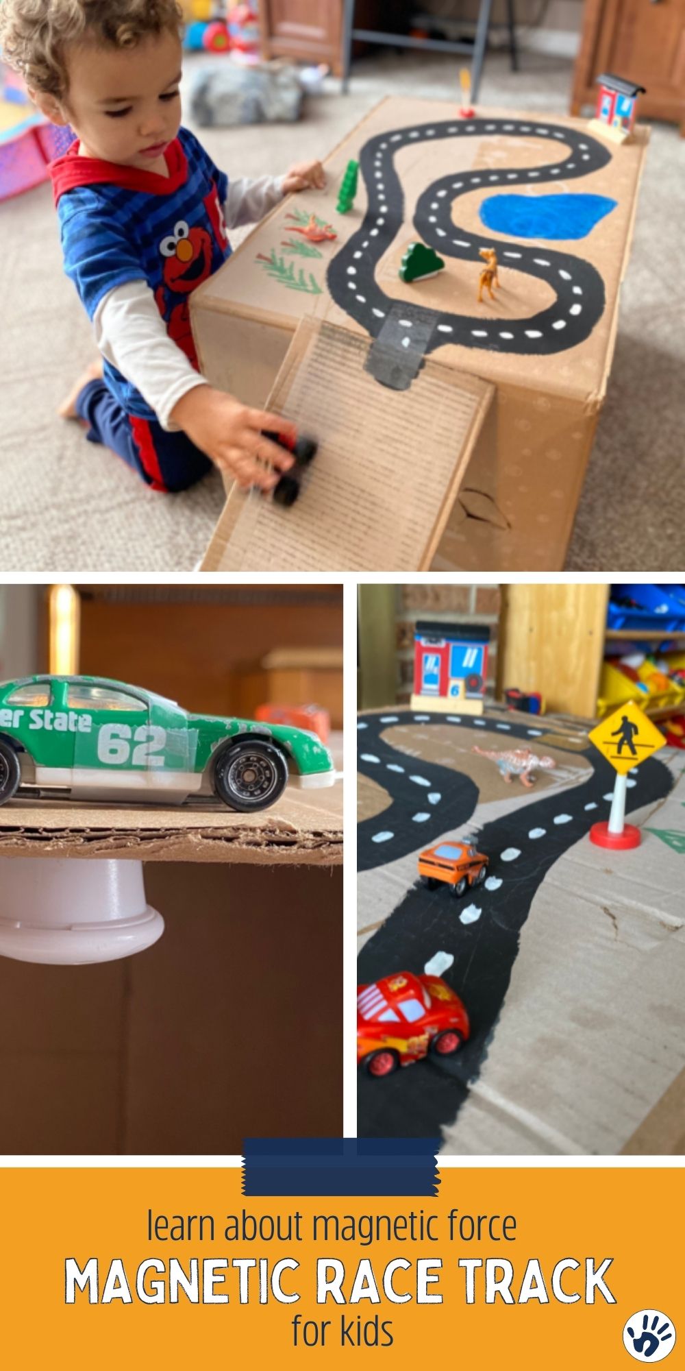 Build Your Own Magnetic Race Track in 1 Minute - HOAWG®️