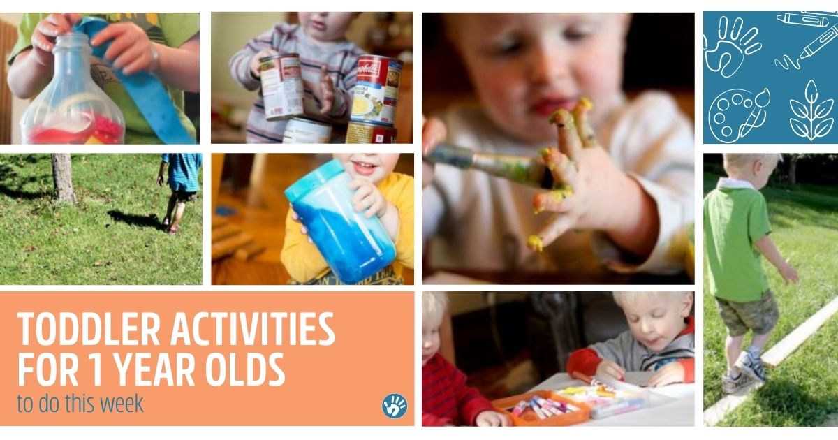Toddler Activities for 1 Year Olds to Do This Week