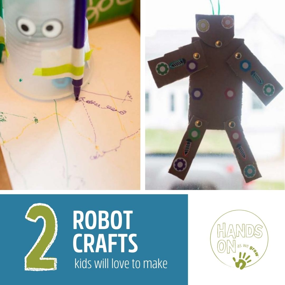 2 Robot Crafts Your Kids Will Beg to Make! - Hands On As We Grow®