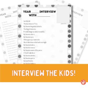 Year-End (or Birthday) Interview Questions for Kids to Answer