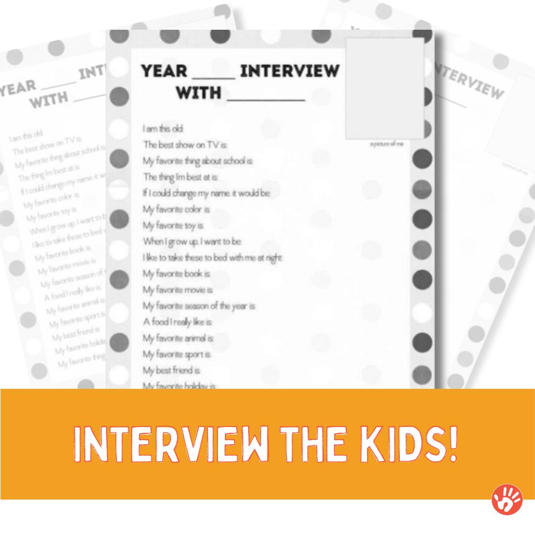 Year-End (or Birthday) Interview Questions for Kids to Answer