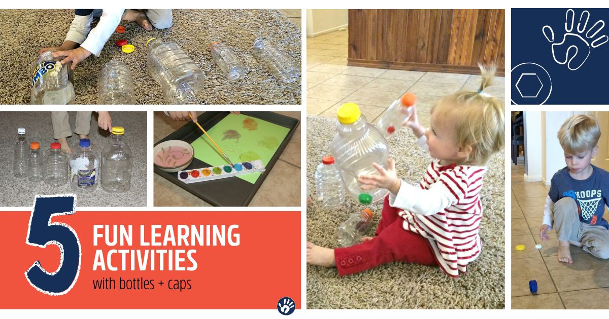 5 Fun Learning Activities with Bottles and Caps - Hands On As We Grow®