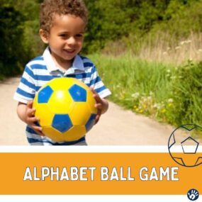 Alphabet Ball Game for Preschoolers - hands on : as we grow