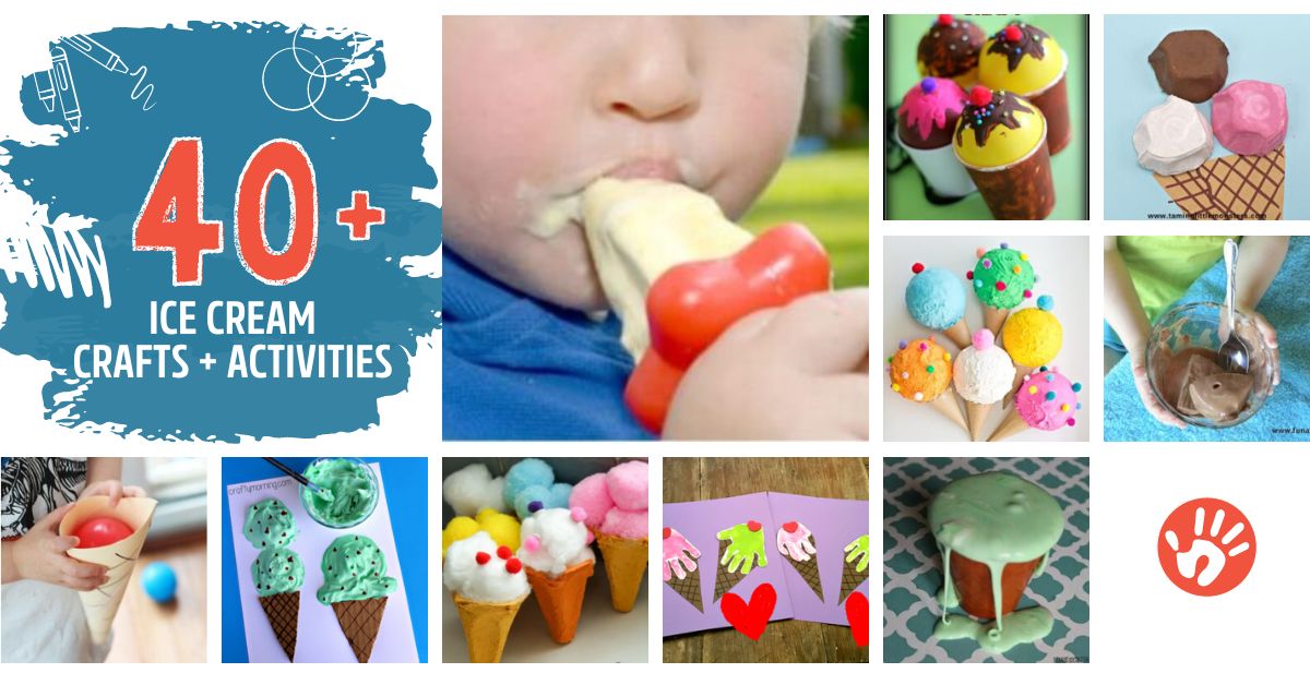 Here's the Scoop: 40+ Ice Cream Crafts & Activities - Hands On As We Grow®